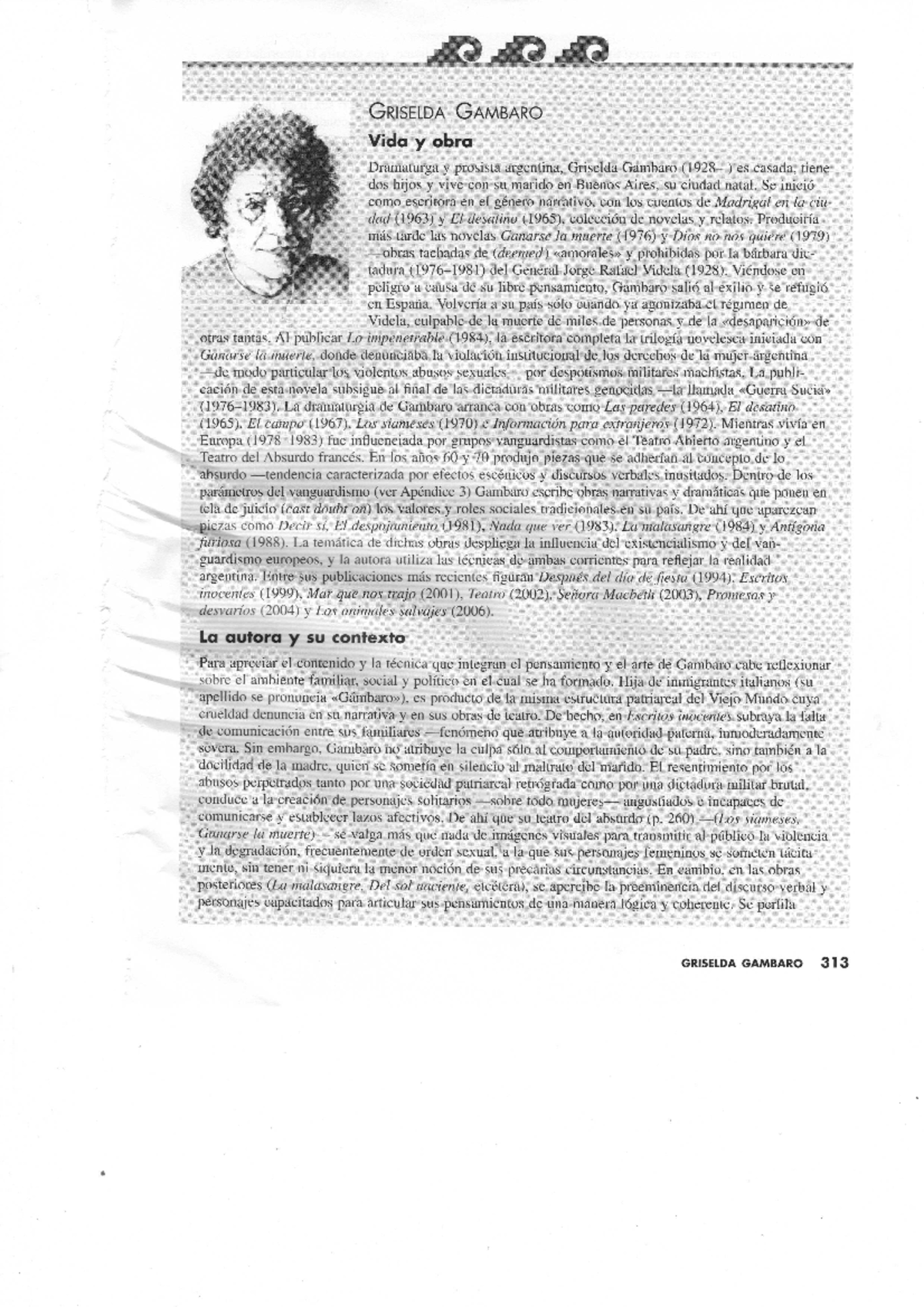 Antígona Furiosa - Griselda Gambaro - and GRISELDA GAMBARO Vida y obra ...