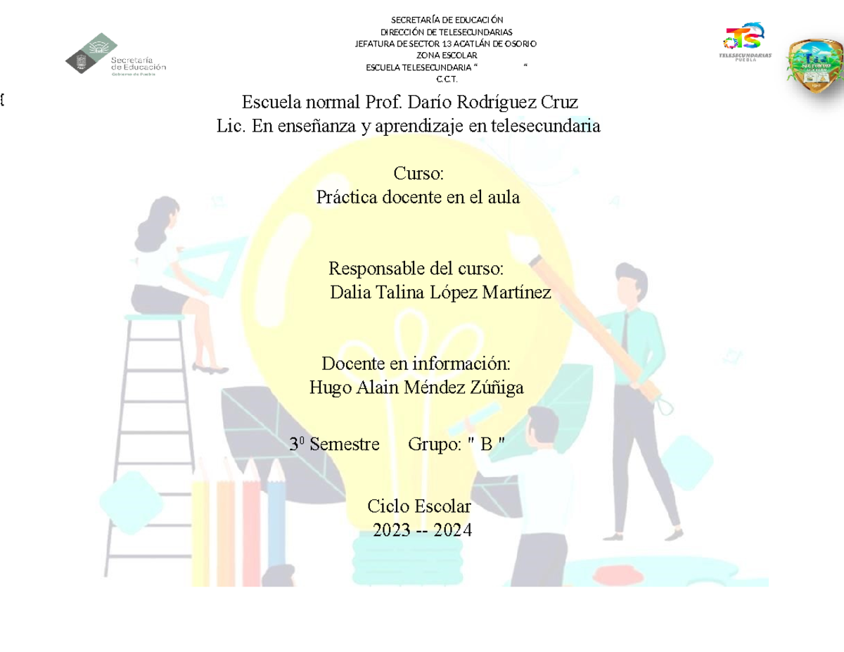 Planeación Didáctica: Proyecto de Vida Saludable - Telesecundaria 2023 ...