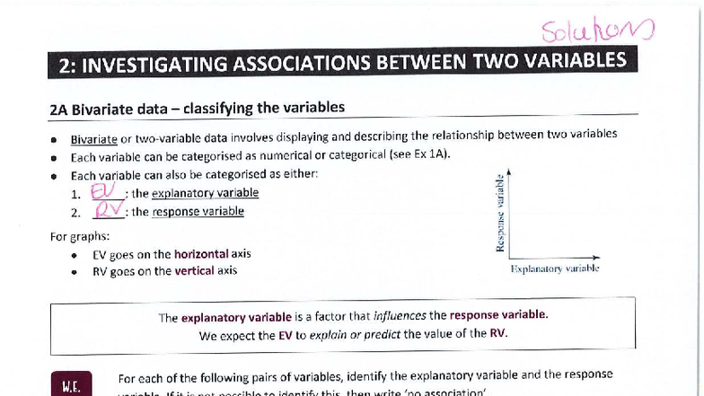 2025 Chapter 2: Investigating Bivariate Associations and Data Analysis - Studocu
