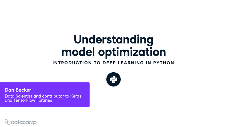 Chapter 4 - Model Optimization in Deep Learning (CS101) - Studocu