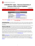 CHEM 1220 - OSU - General Chemistry II - Studocu