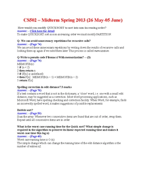 CS502 Midterm All Solved Quizes in One File - Made by Muhammad Usama ...