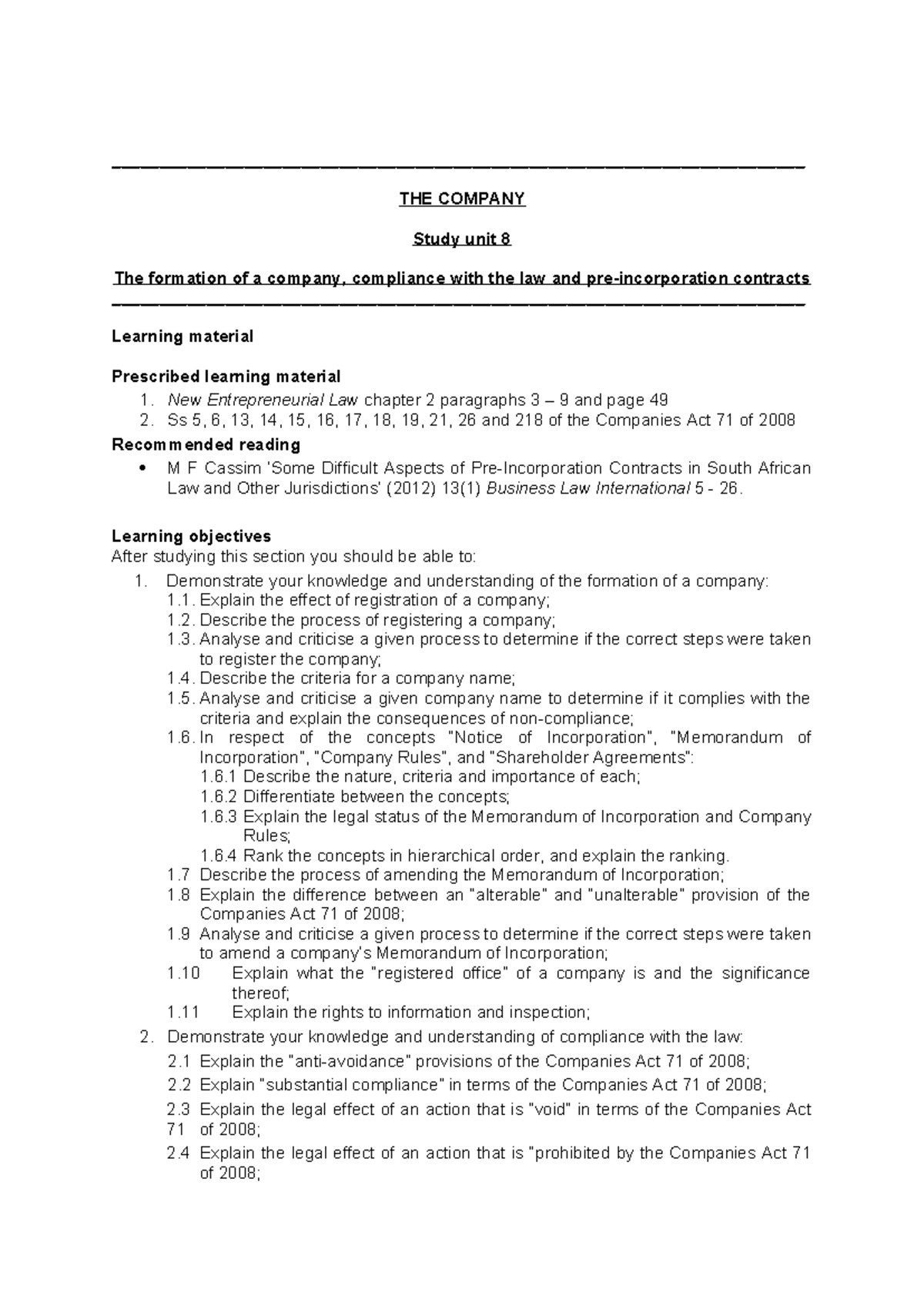 Types Registration MOI