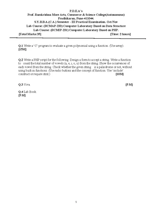 T.Y.B.B.A.(CA) Semester V JAVA Practical Exam Lab Course SLIP 24-25 ...