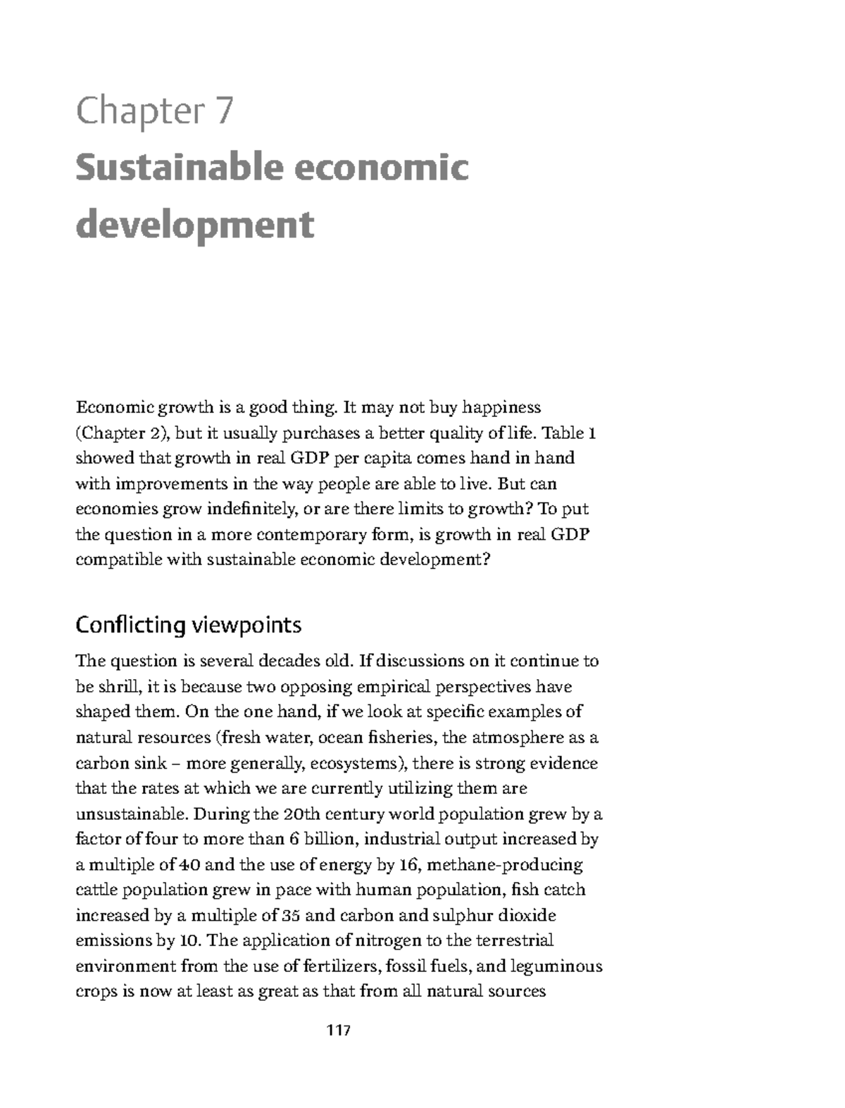 Chapter 7: Sustainable Economic Development and Growth (ECO 101) - Studocu