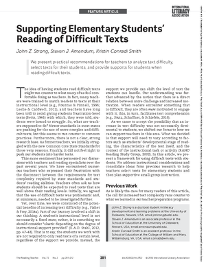 Exploring Text Complexity in Elementary Education: Strategies ...