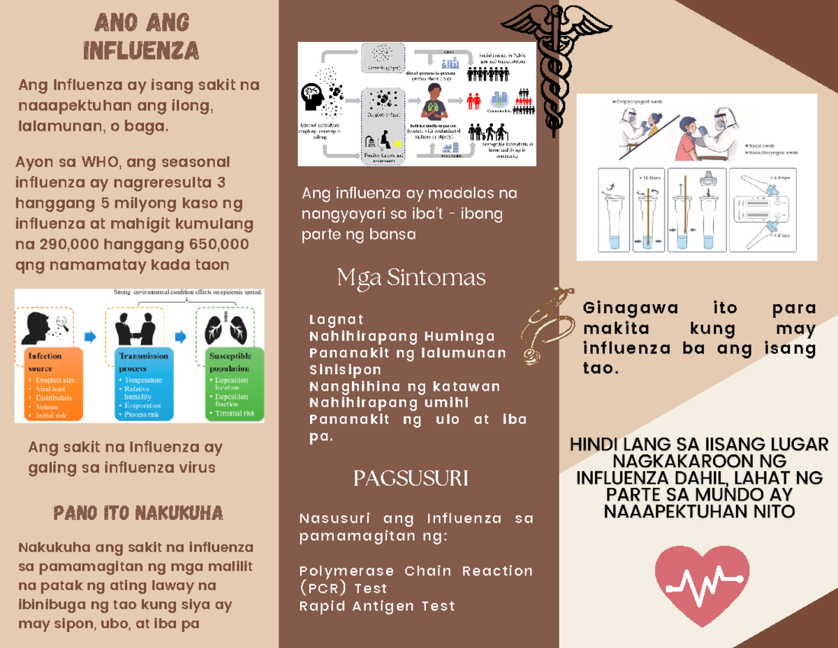 Sintomas at Pagsusuri ng Influenza - Tagalog - Studocu