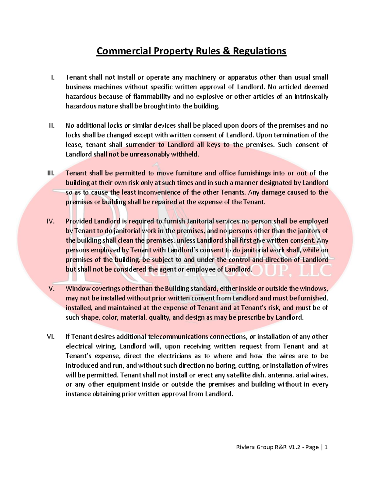 Commercial Property Rules & Regulations V1.2 (Apr 5, 2022) - Studocu