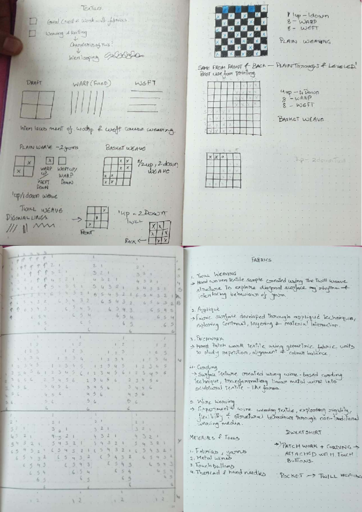 Textiles Techniques: Weaving, Knitting, and Surface Design Notes - Studocu