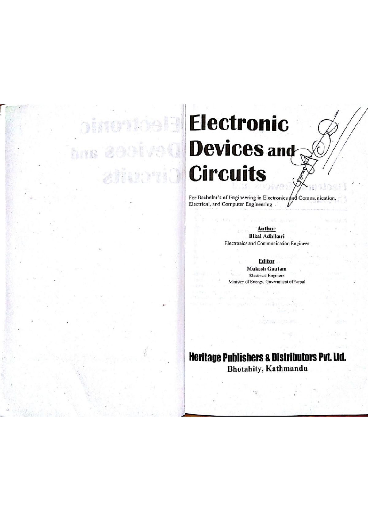 EDC 101 - Comprehensive Study Guide on Electronic Devices and Circuits ...