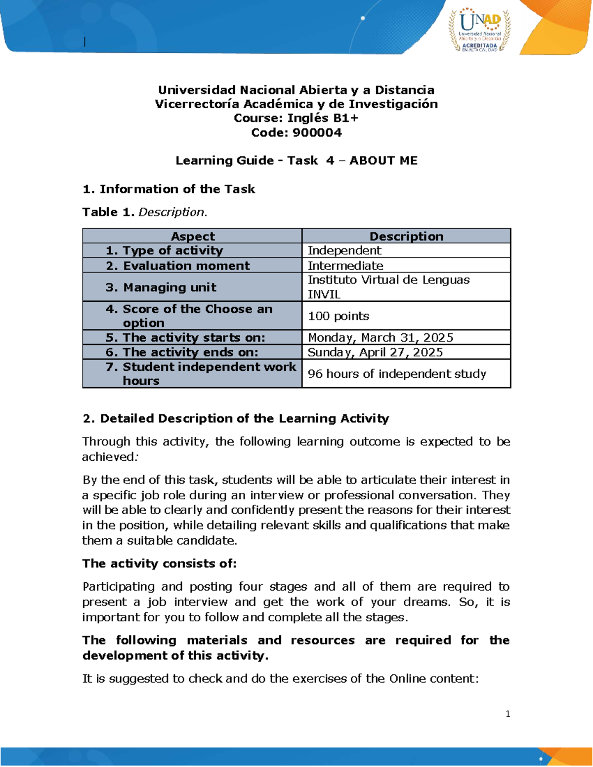 Learning Guide - Task 4 - Professional Interview Preparation (900004) - Studocu