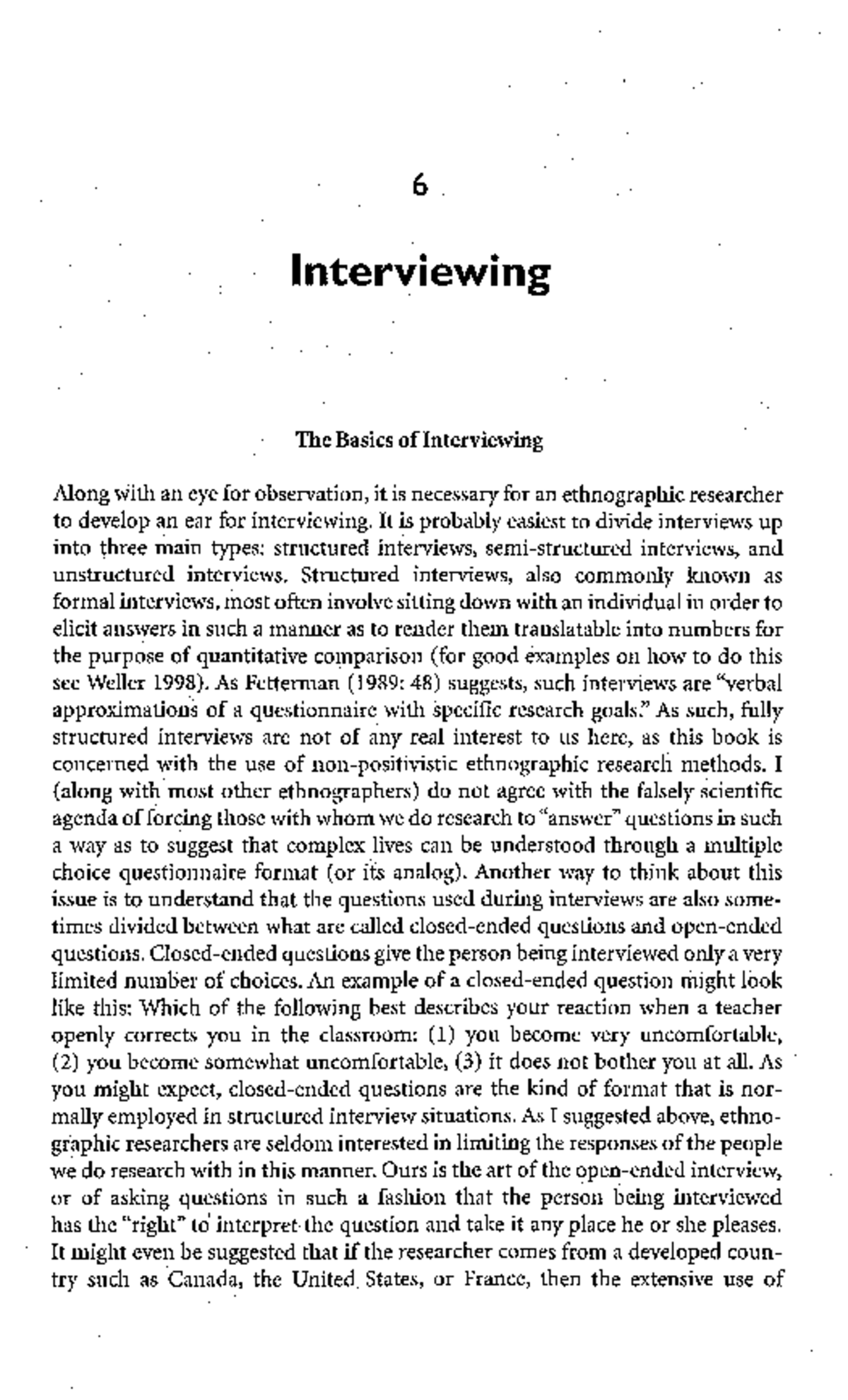 Analyzing Semi-Structured Interviews in Educational Research: SOC 09093 - Studocu
