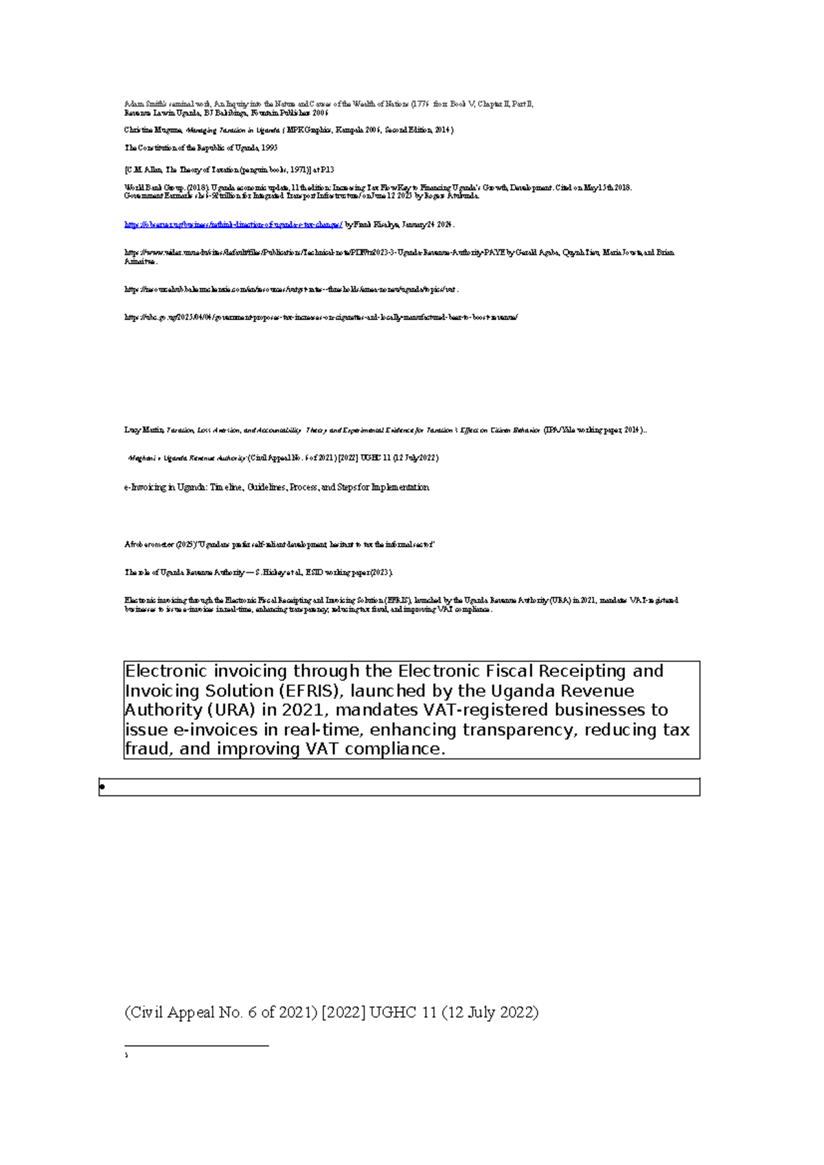 Taxation in the Legal Perspective: Footnotes and Insights (LAW 101 ...