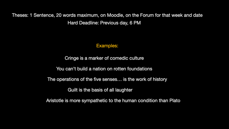 1-Sentence Thesis Guidelines for Moodle Forum Submissions - Studocu