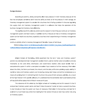 Capstone Chapter 1 3 - CHAPTER l INTRODUCTION RATIONALE OF THE STUDY ...