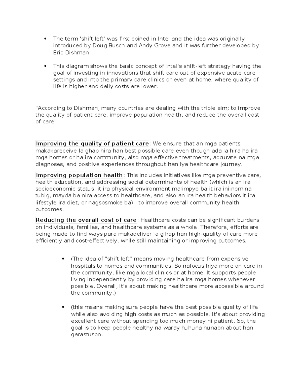 Shift LEFT Model in Healthcare: Strategies for Cost-Effective Care ...