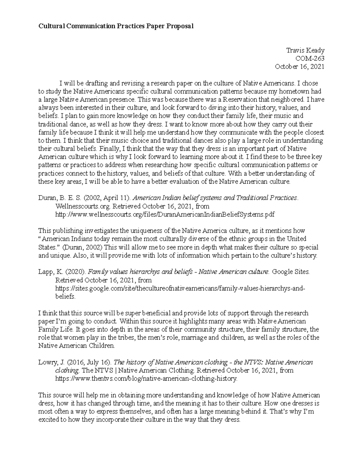 Cultural Communication Practices Paper Proposal - COM 2021 - Studocu