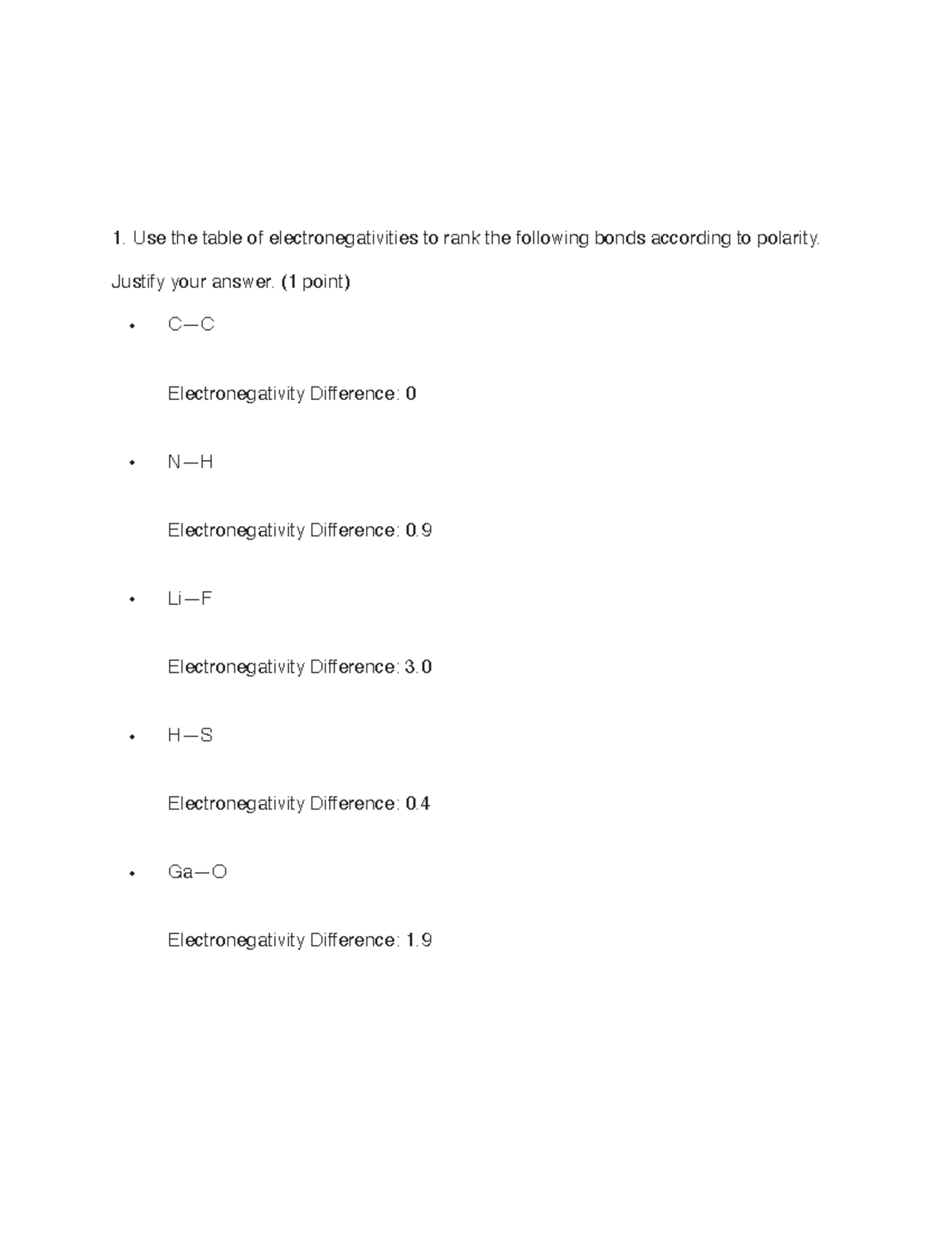 AP Chemistry Sem 1: Bonding Practice & Concepts Review - Studocu