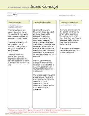 RN406 Active Learning Template: Care of Vulnerable Populations Review ...