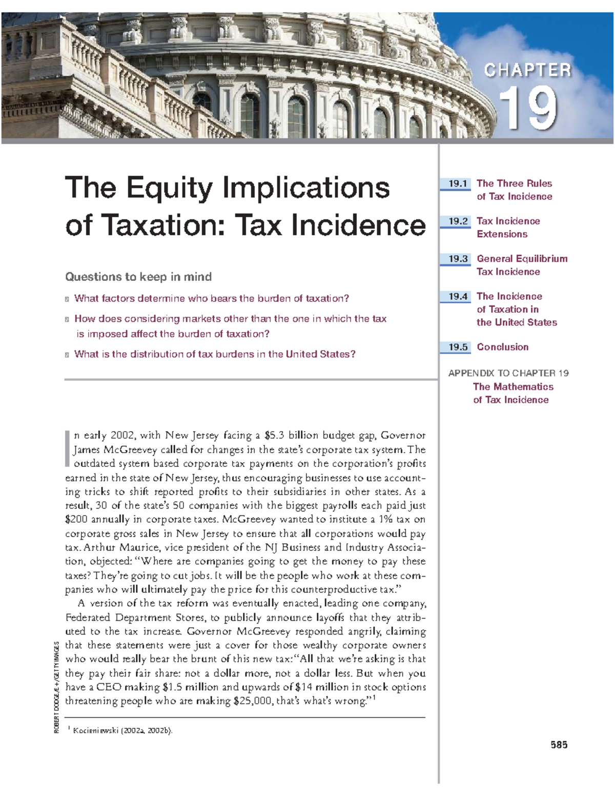 The equity implications of taxation: Understanding tax incidence in the ...