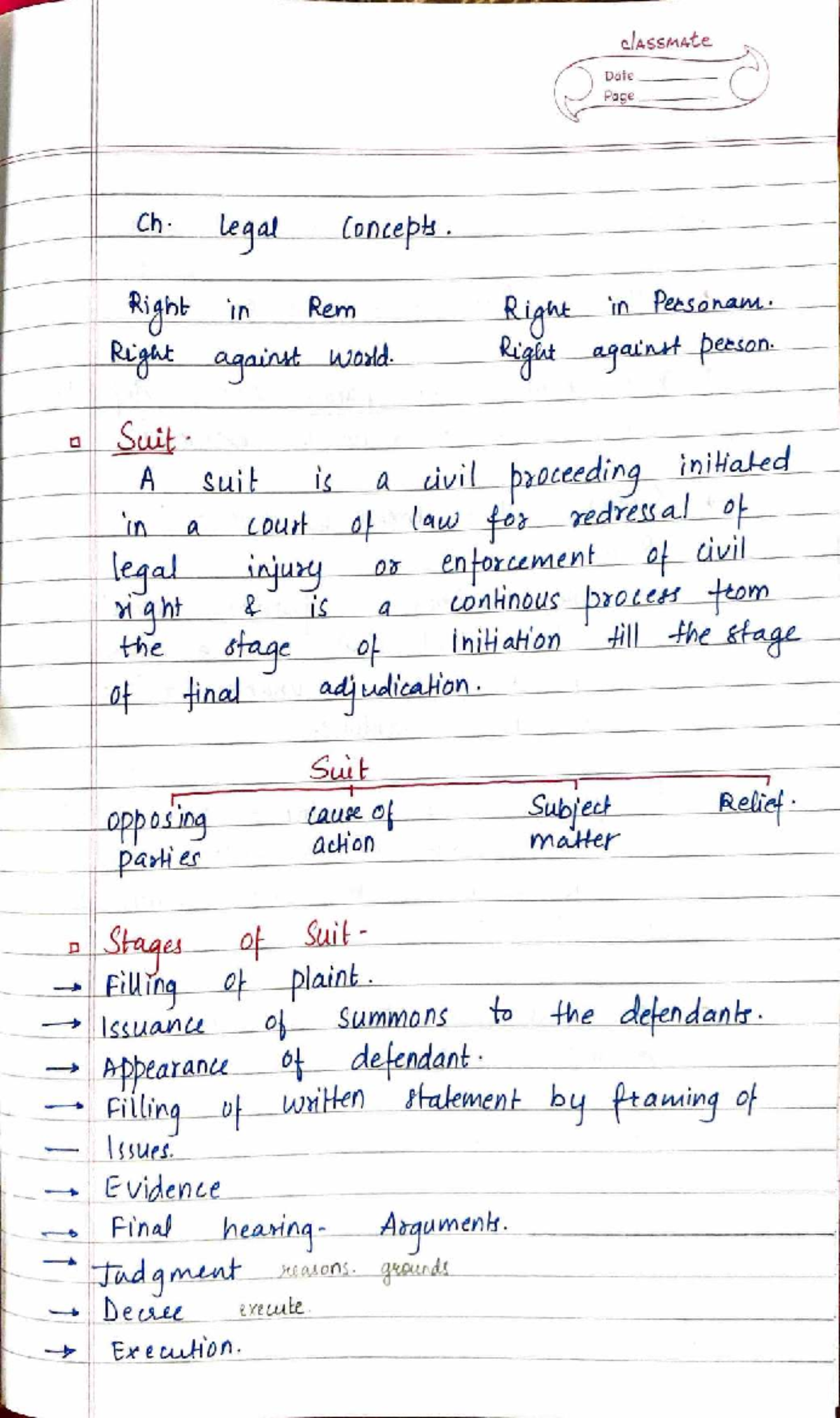 Legal Concepts: Rights in Rem & Personam - Legal Language 1 Notes - Studocu