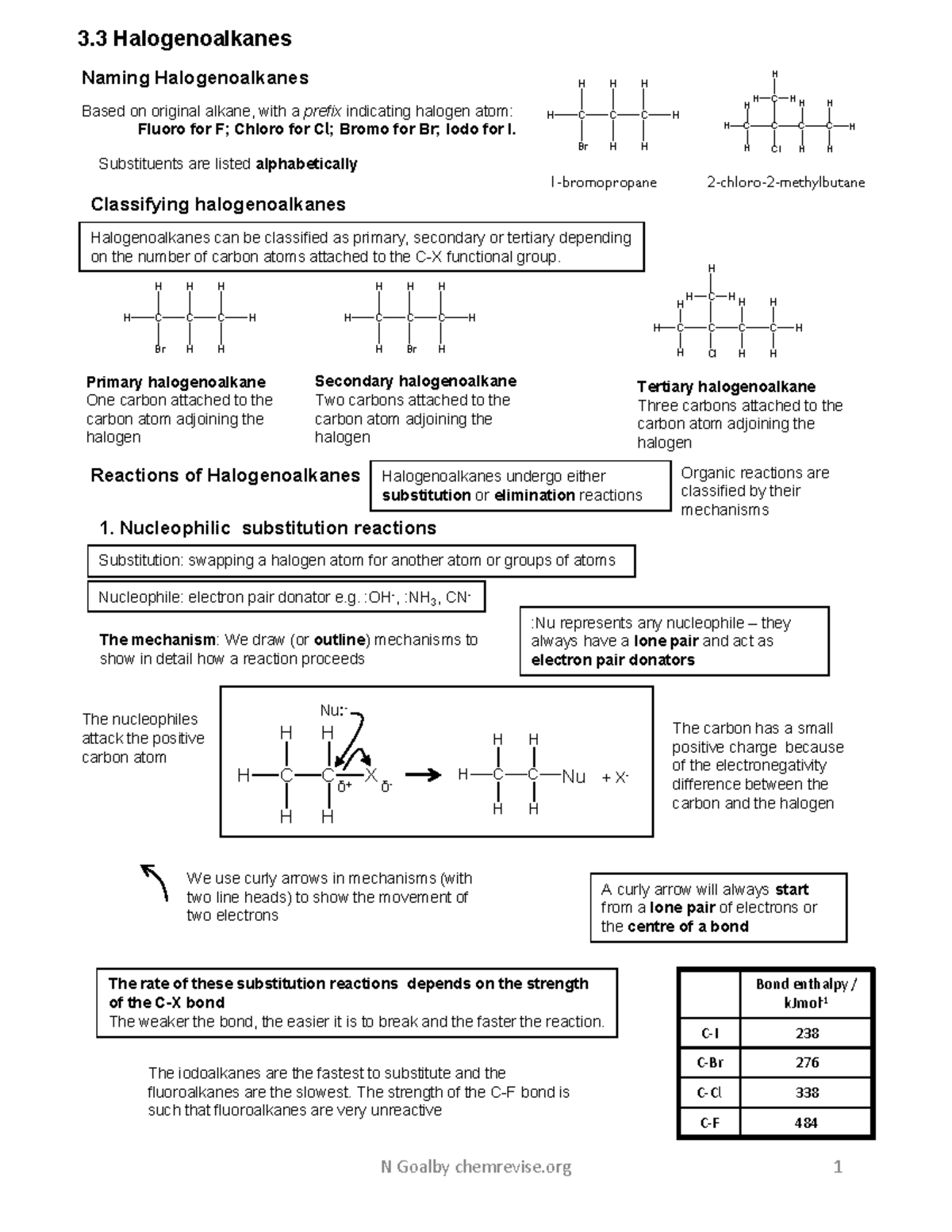 Haloalkanes (Halogenoalkanes) - Naming, Classification, and Reactions ...