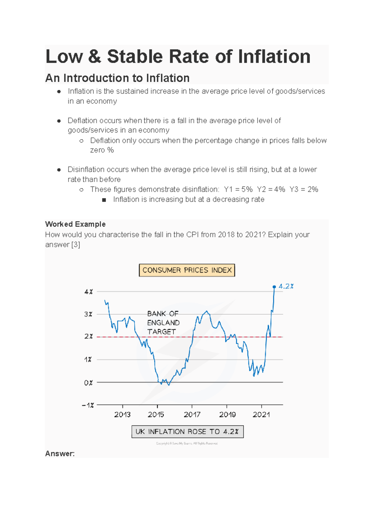 Unit 3 - Understanding Inflation & Deflation: Key Concepts Explained ...