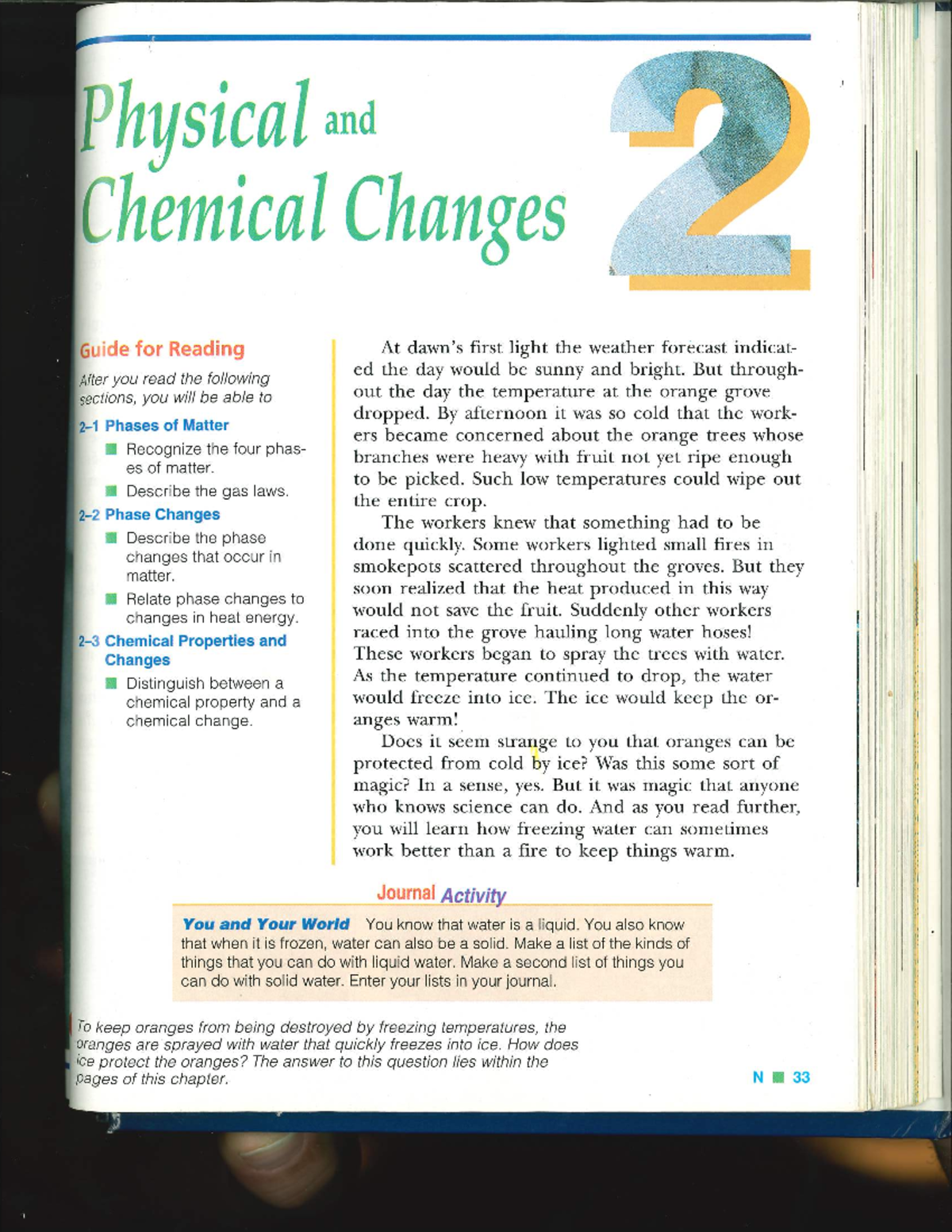 CH2 - Phases of Matter: Physical & Chemical Changes Study Guide - Studocu