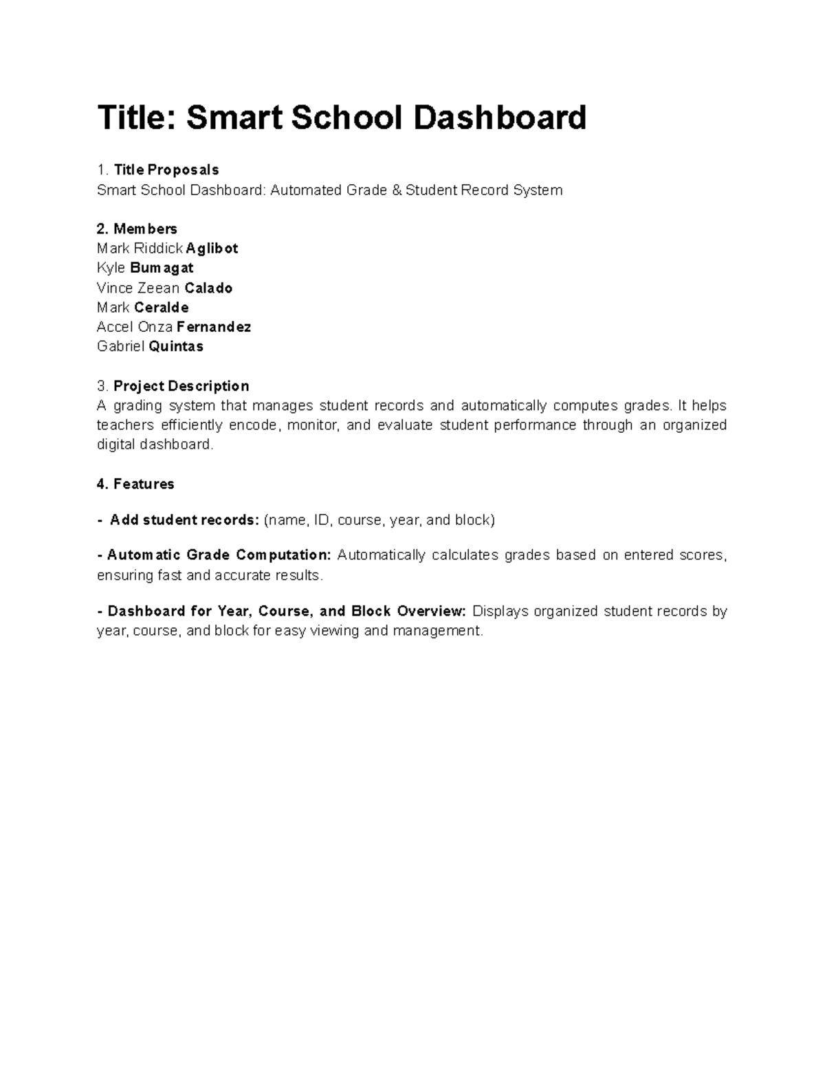 Smart School Dashboard: Automated Grade Management System - Studocu