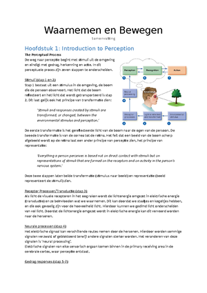Inleiding Waarnemen en Bewegen - Inleiding Waarnemen en Bewegen College ...