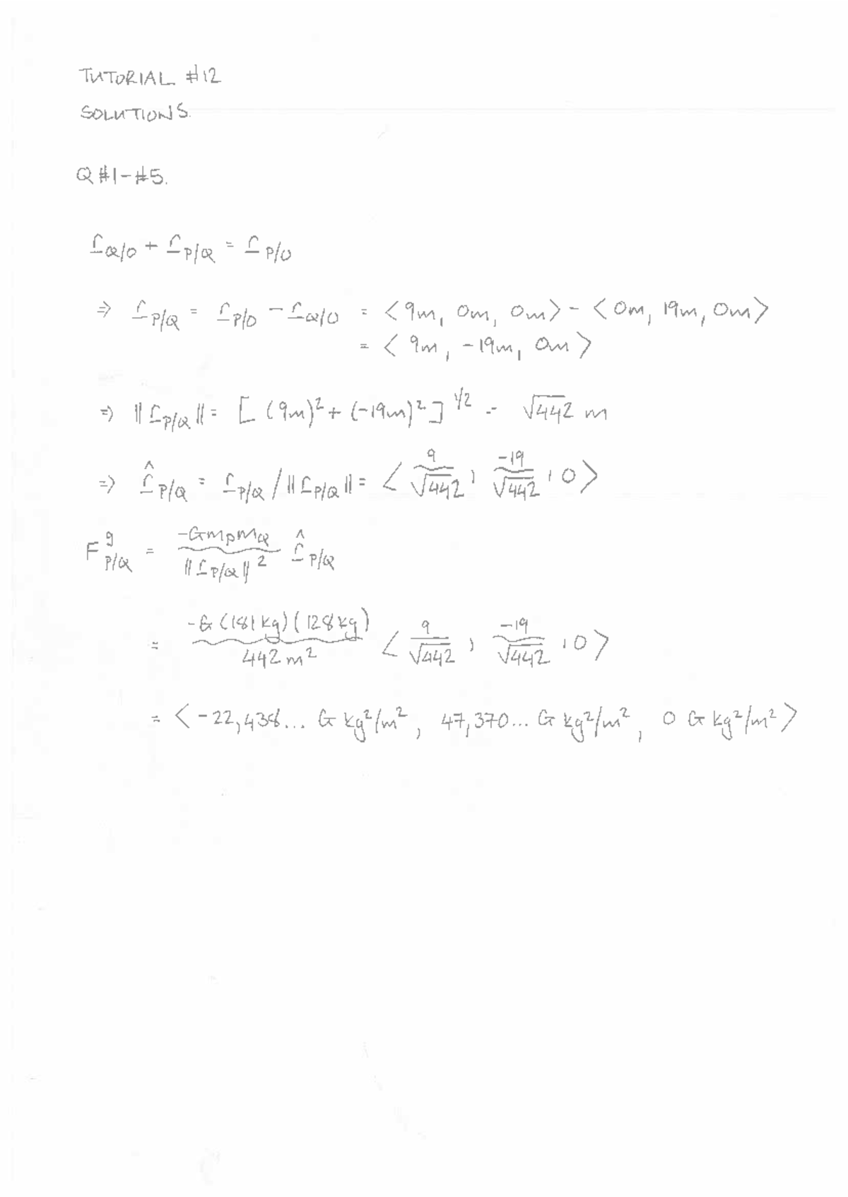 Tutorial Solutions for Tut12 Sample - 2025 Revision - Studocu