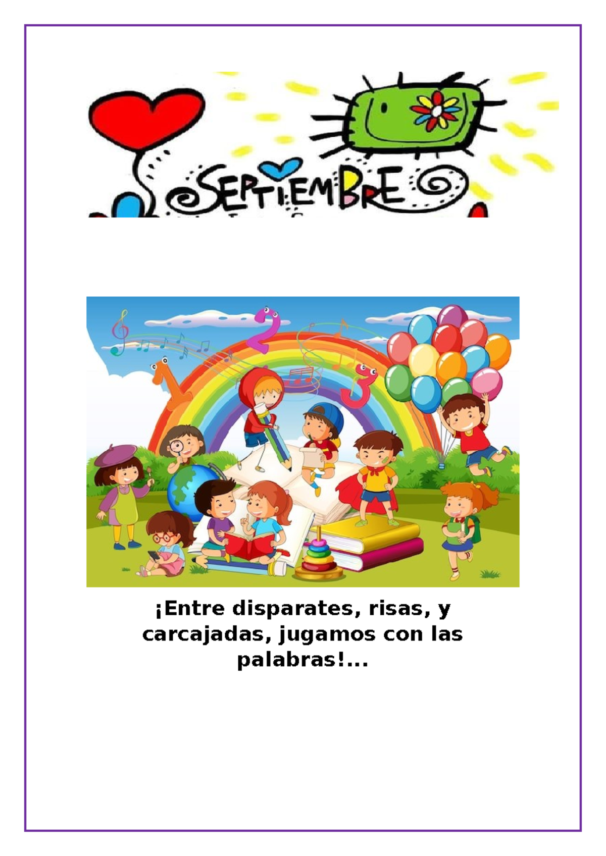 Proyecto Jugando con Palabras - Primer Ciclo y Actividades 2024 - Studocu