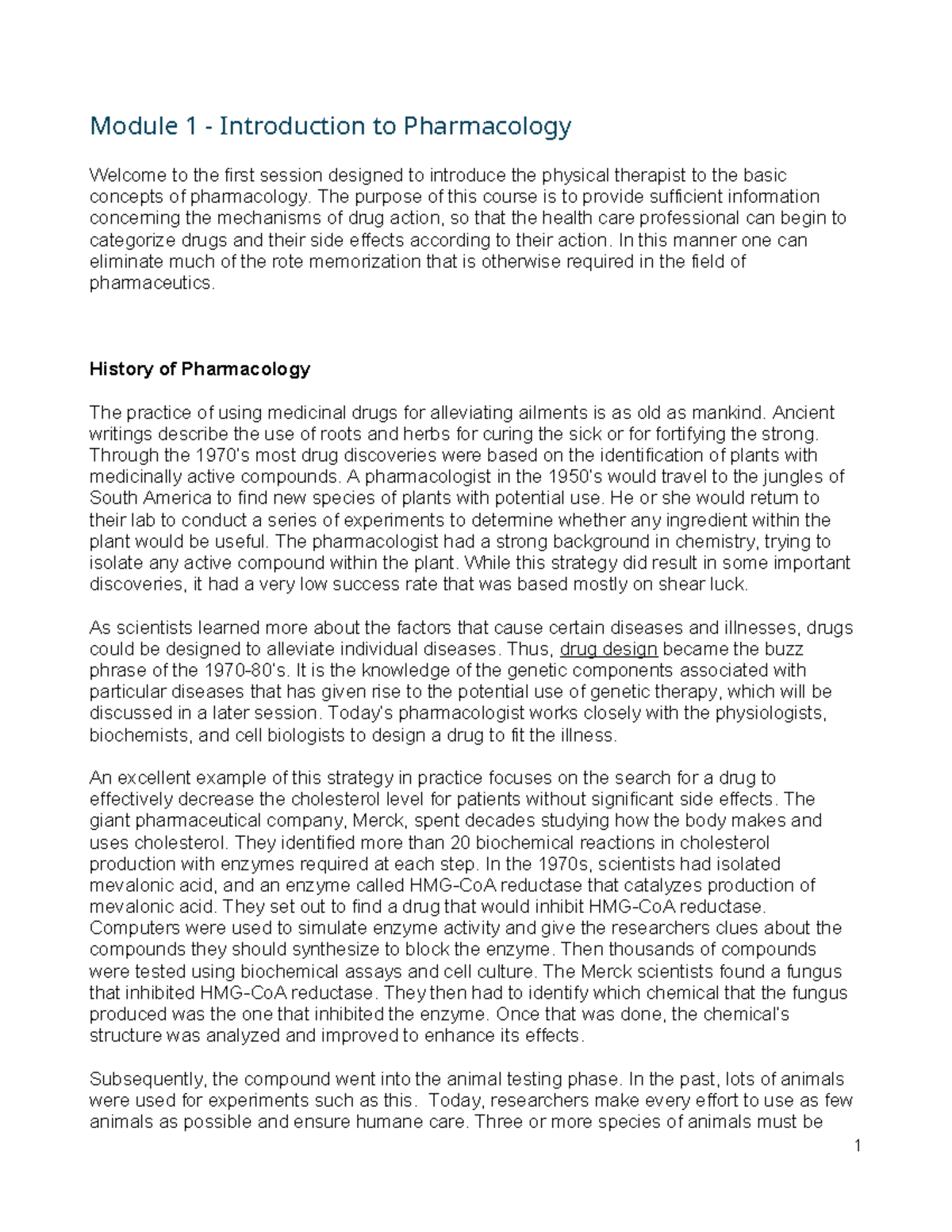 Introduction to Pharmacology: Key Concepts & Drug Testing Procedures ...