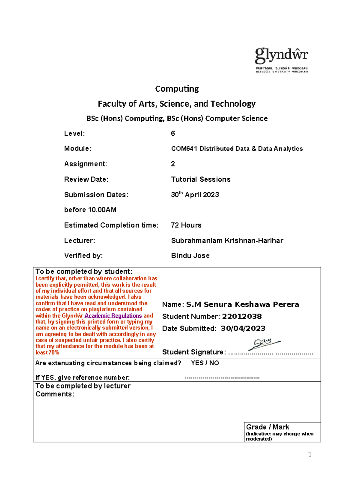 OM 641 Distributed Data & Data Analytics: Assignment 2 Review and Insights - Studocu