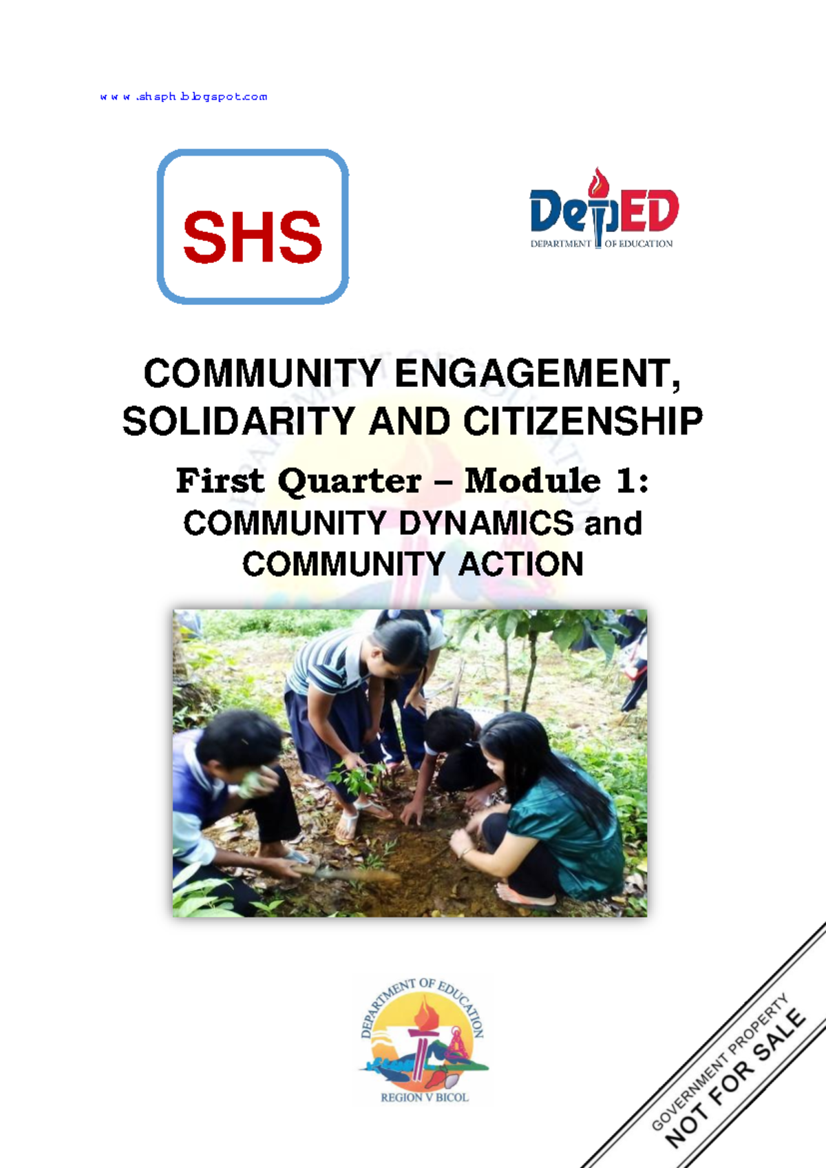 CESC GRADE 12 - Module 1: Community Engagement & Dynamics - Studocu