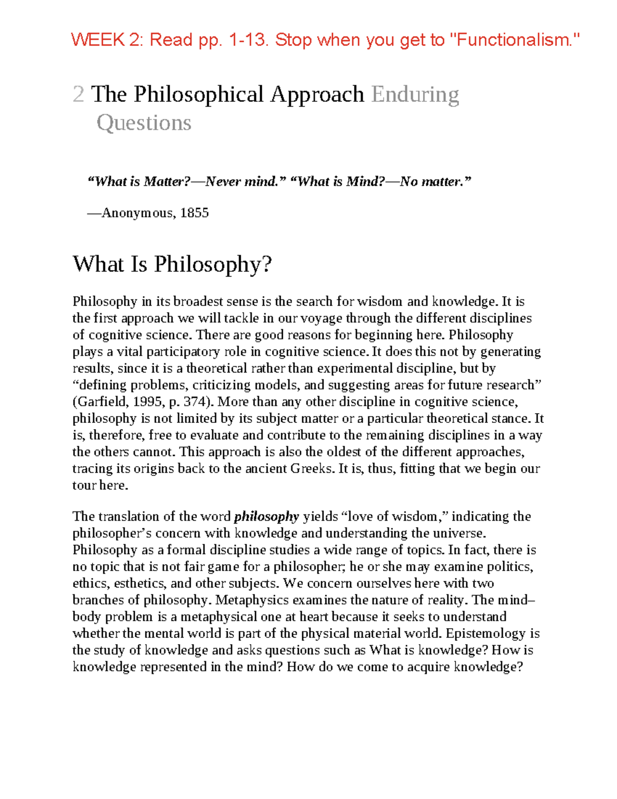 Philosophy of Mind: Dualism & Consciousness Overview (Cognitive Science ...