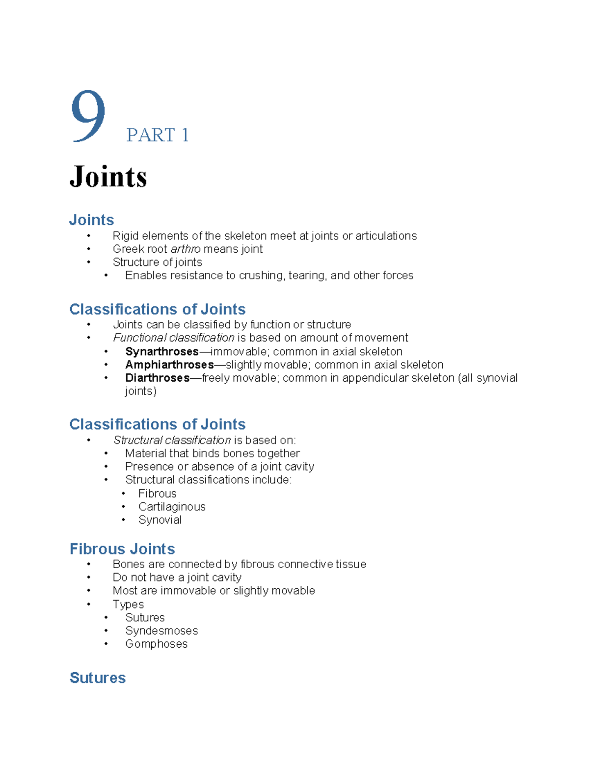 Joints Classifications and Structures: Understanding Synovial Joints ...