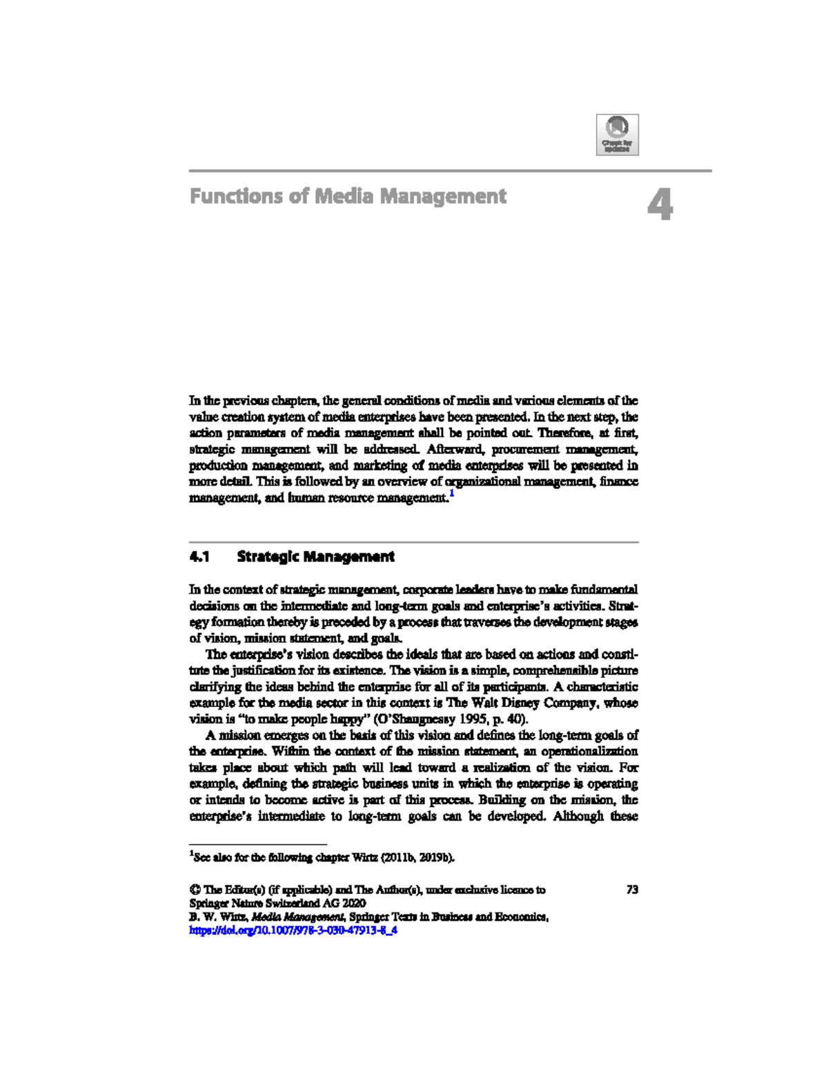 Media Management 4: Functions, Strategies & Business Models - Studocu