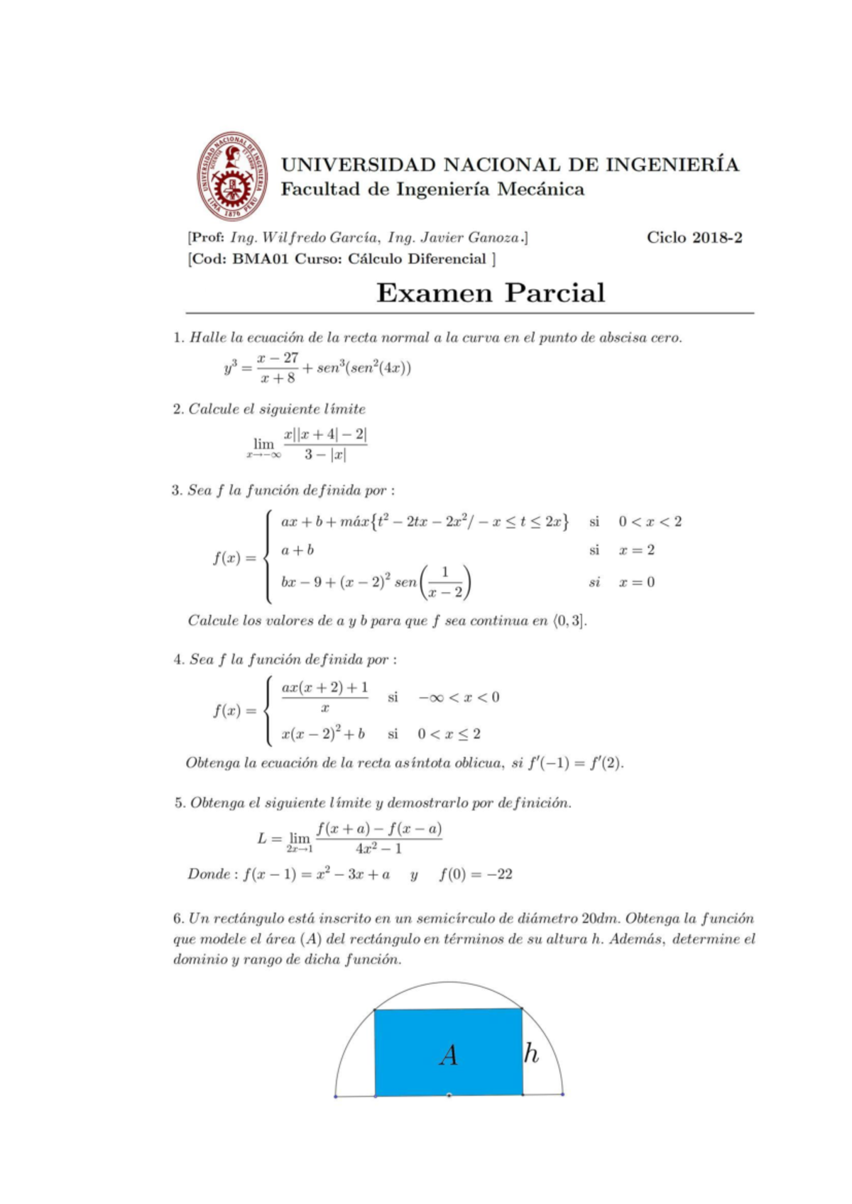 Parcial UNI FIM - Cálculo Integral - Studocu