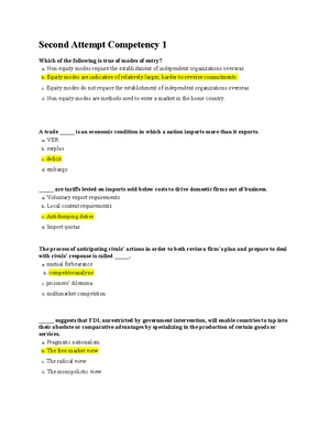 C211 Study Guide: Global Business, FDI, and Economic Principles - Studocu