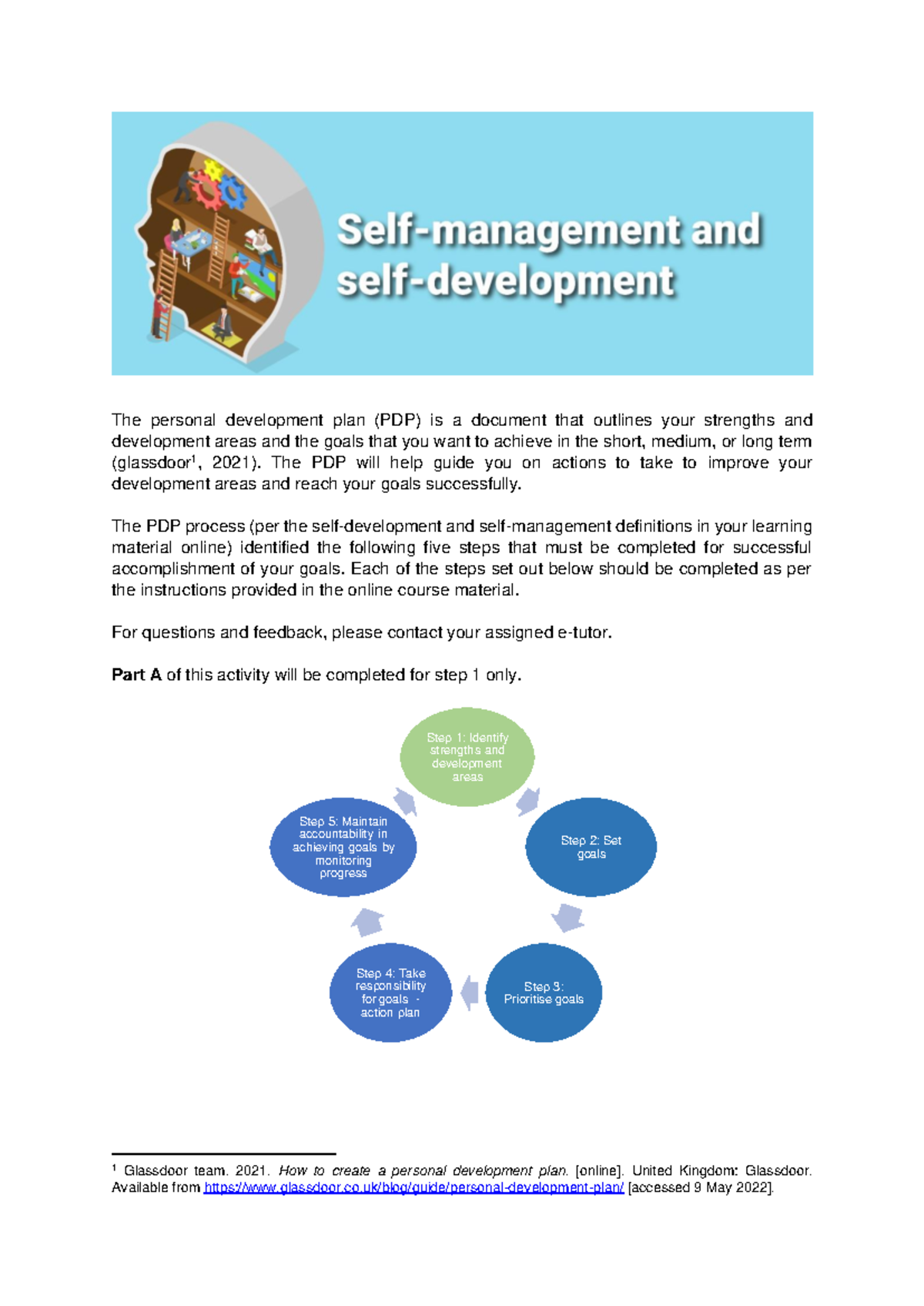 PDP Template Final Assessment - Strengths and Goals for CA(SA) - Studocu