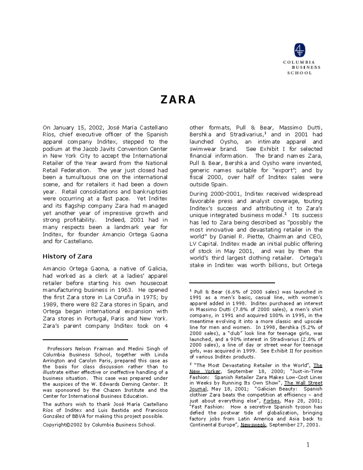 Zara Case Study: Business Model & Growth Strategy Analysis - Studocu