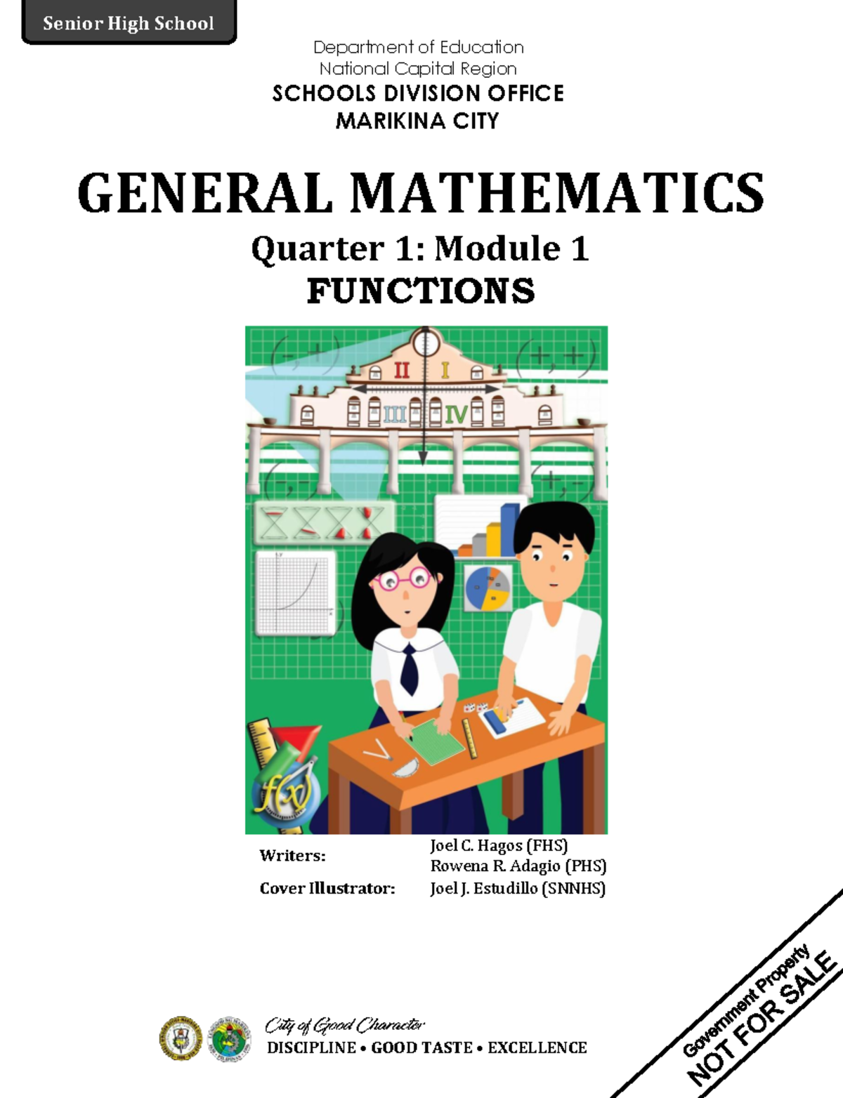 MATH GR11 (Gen Math) QTR1: Module 1 - Functions Overview - Studocu