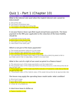 1. Lease Accounting - Lessee - BASIC PRINCIPLES - LEASE ACCOUNTING 1 ...