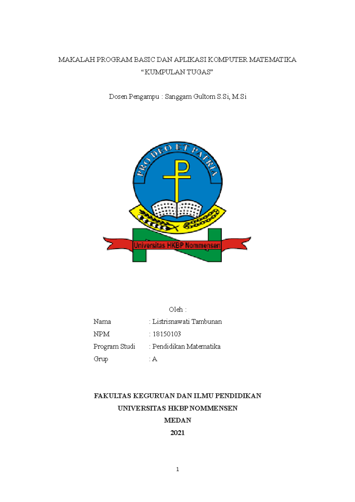 Makalah Program Basic DAN Aplikasi Komputer Matematika-1 - MAKALAH ...