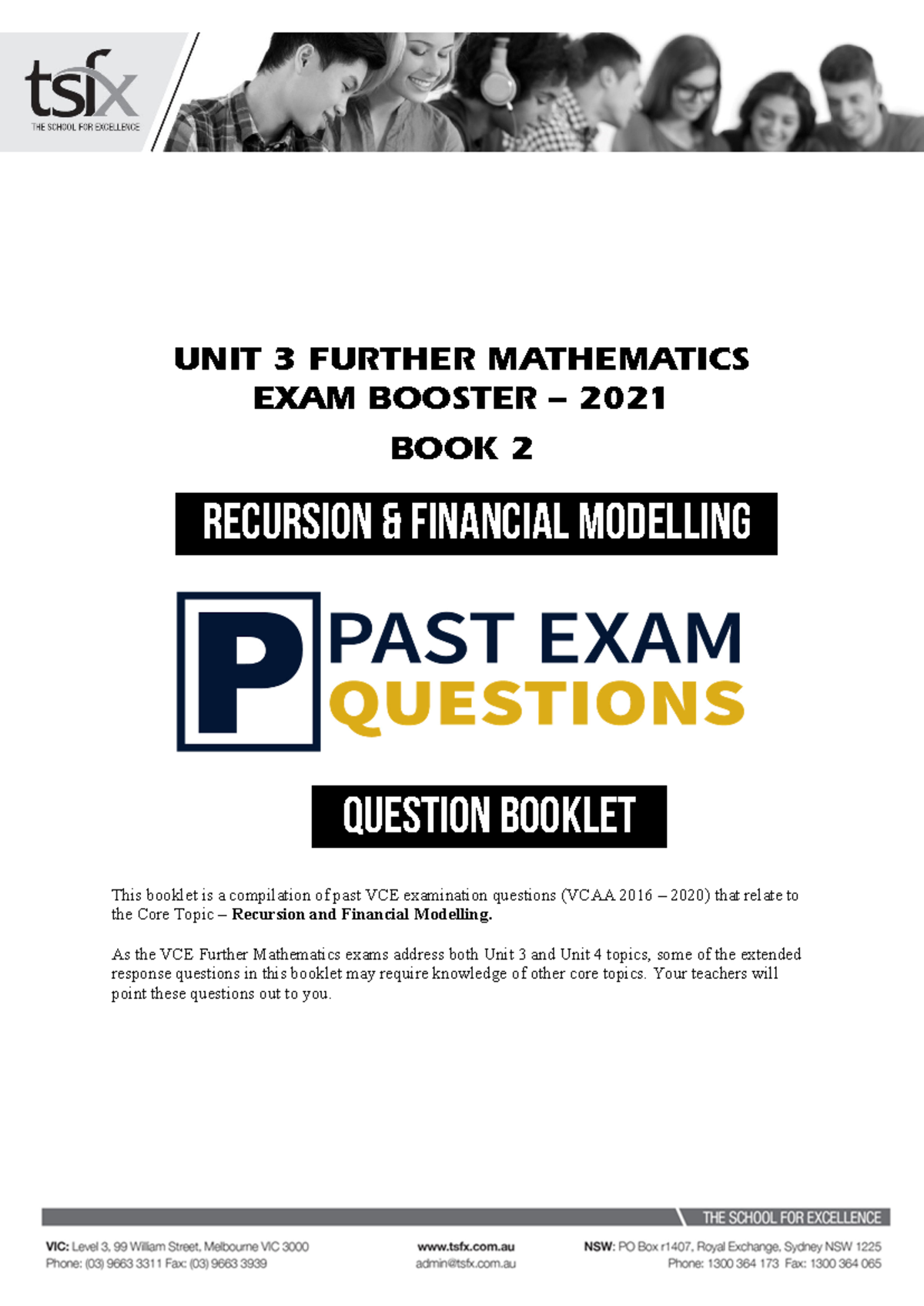 VCE Further Maths Unit 3 Exam Q&A: Recursion & Financial Modelling ...