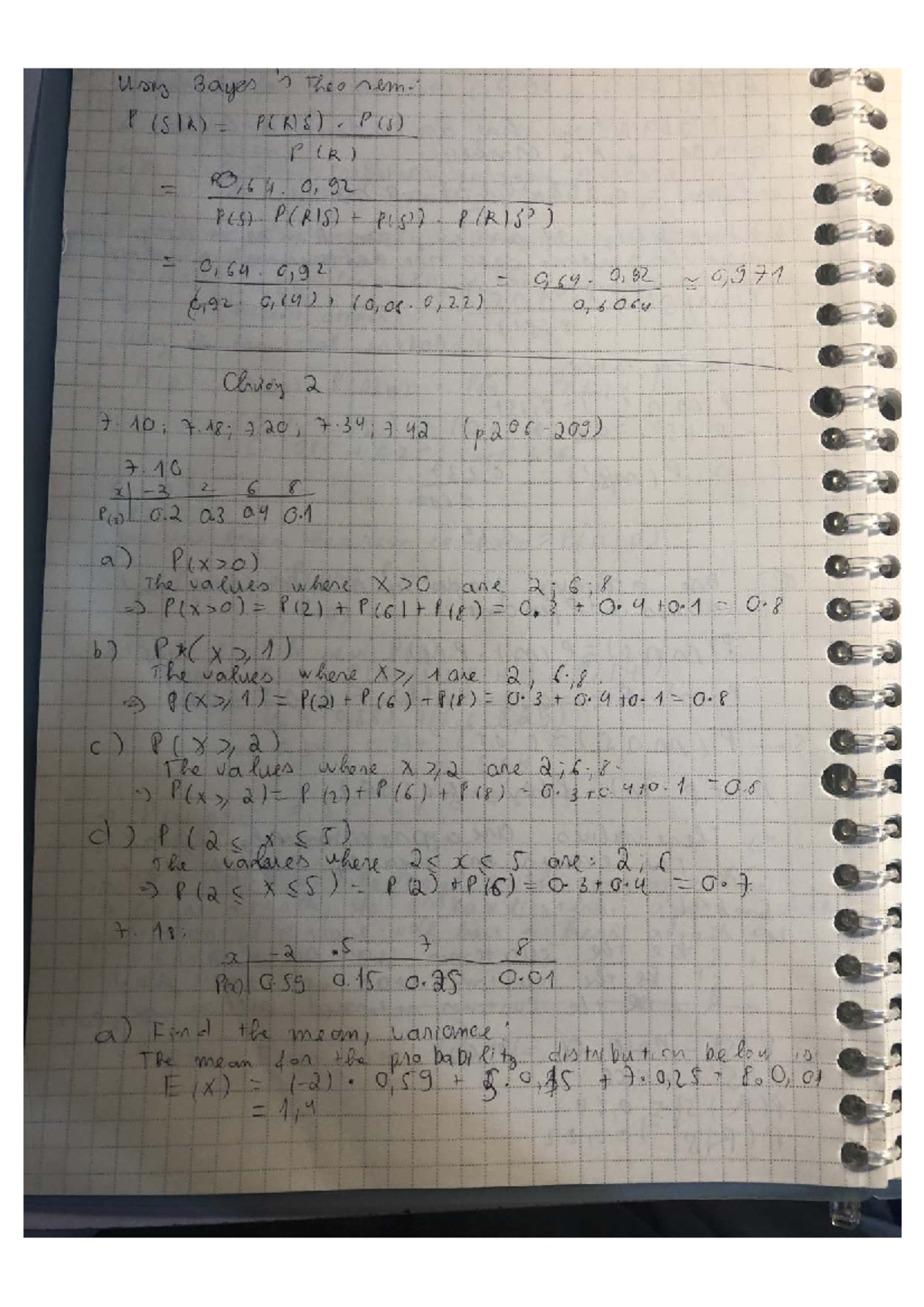 Using Bayes' Theorem: Probability Distributions and Expectations (STAT ...