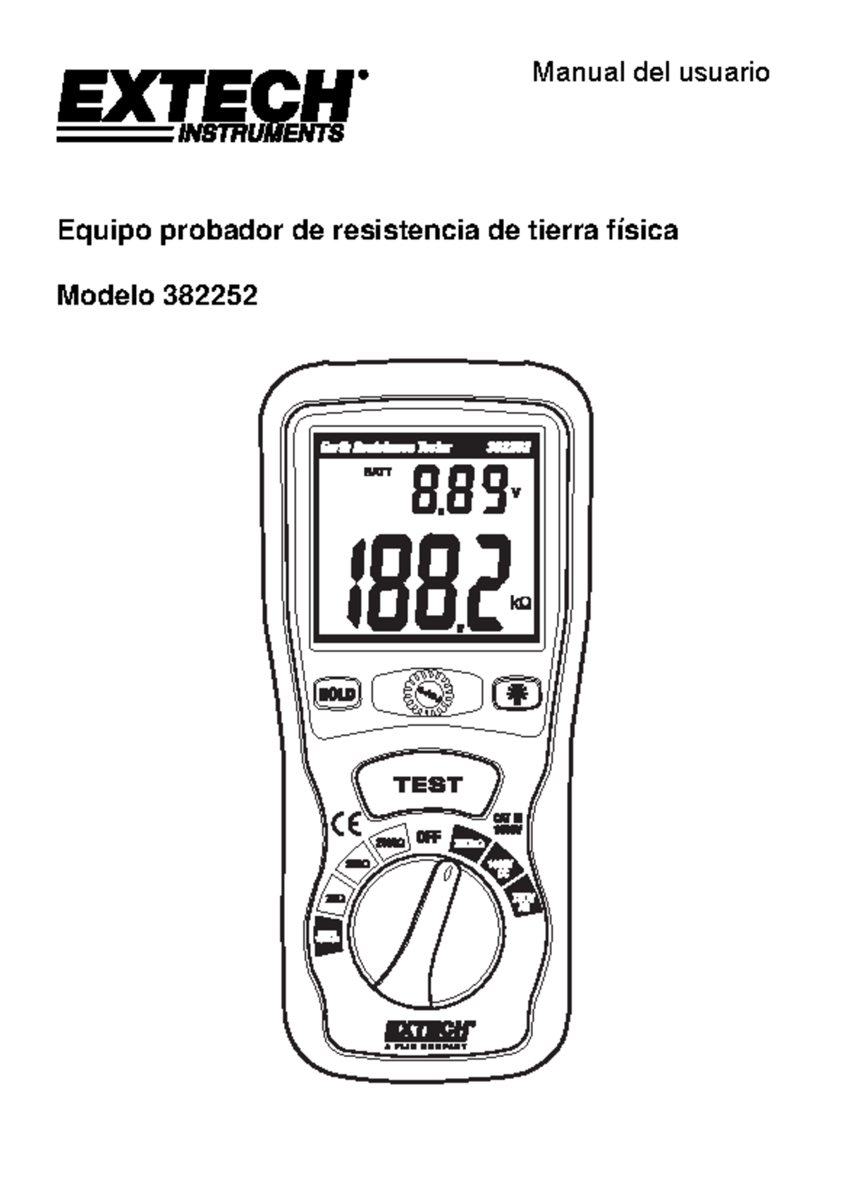 Manual-de-telurometro-extech compress - Manual del usuario Equipo ...