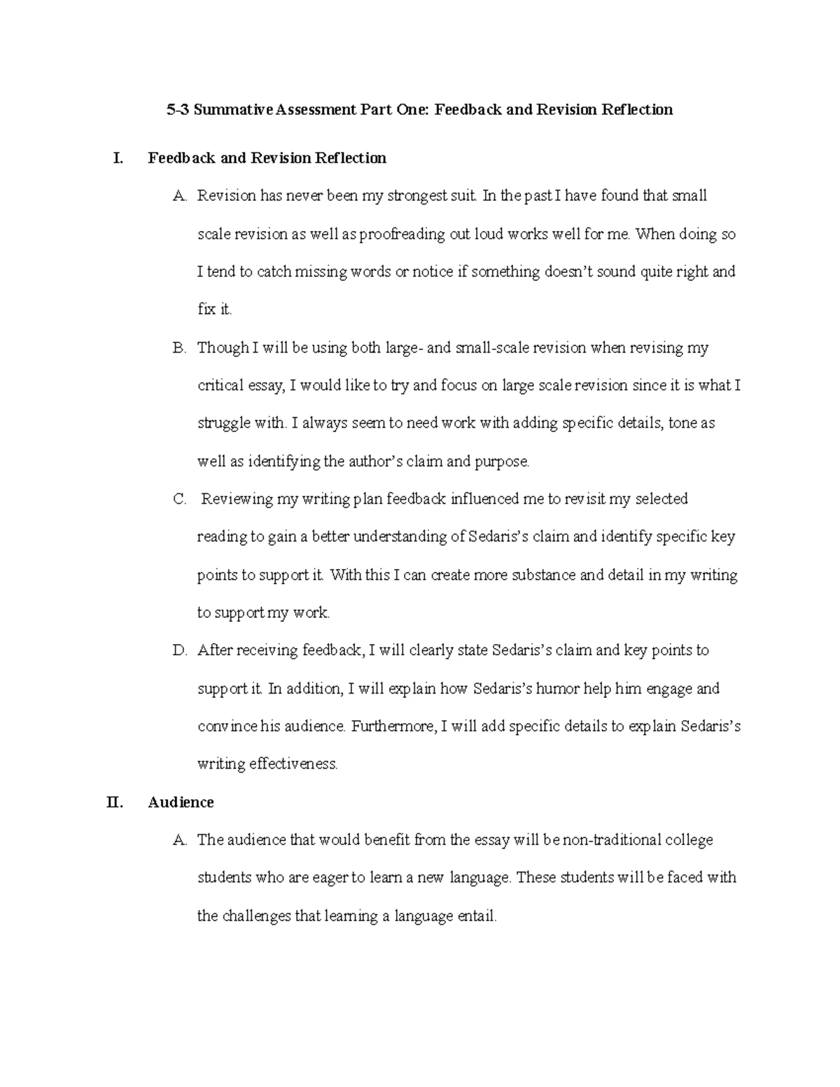 Module Six Journal - Submit for grading and feedback. 1. Why do you ...