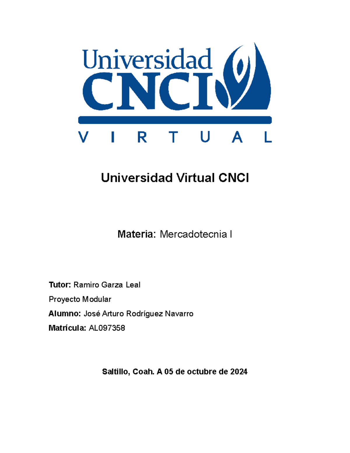 Proyecto Modular: Estrategias de Mercadotecnia I para Coca-Cola - Studocu